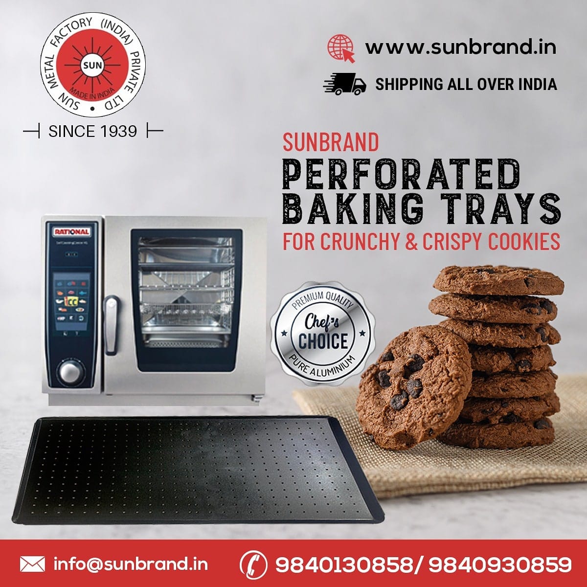 Perforated baking and roasting tray