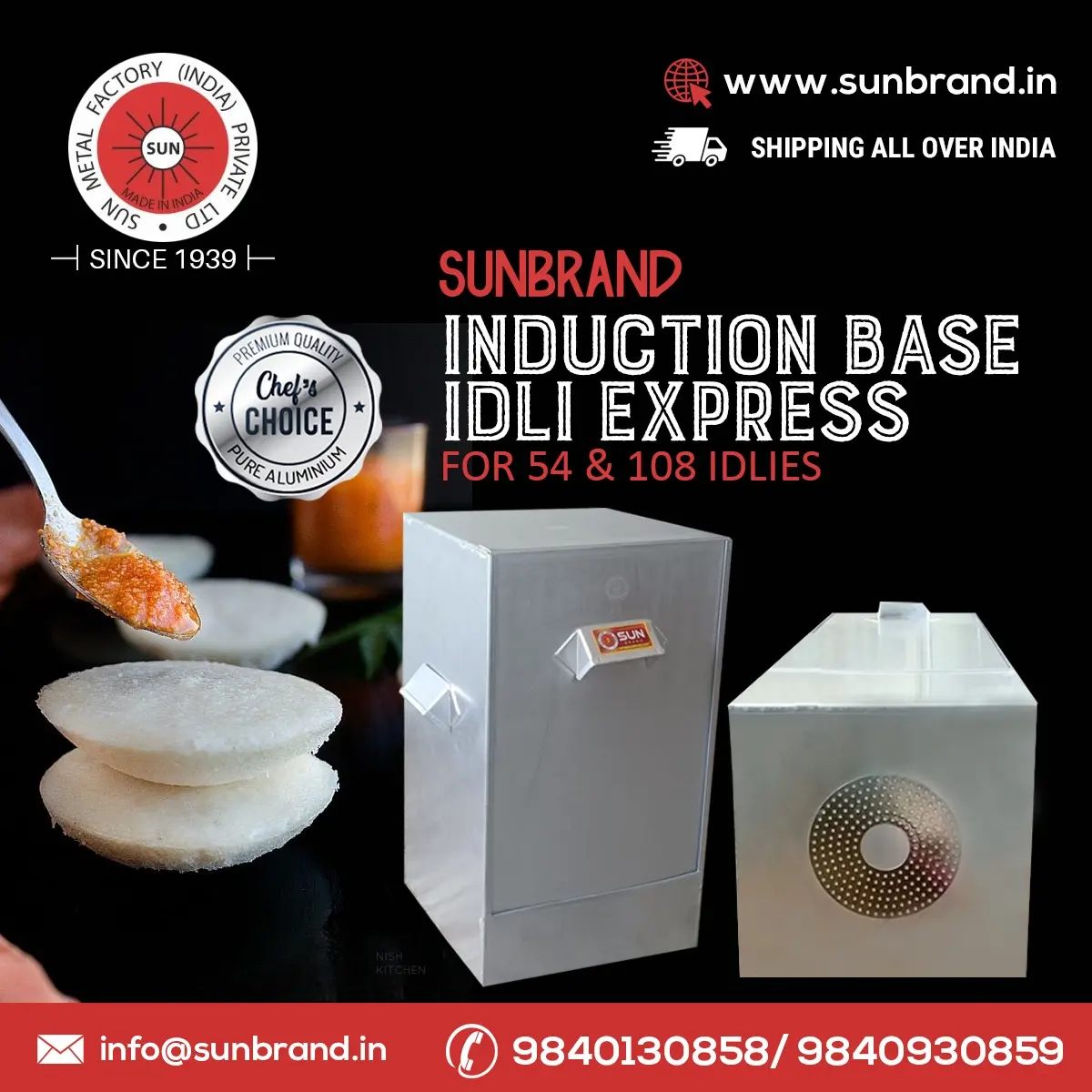 Induction-based idly steamers